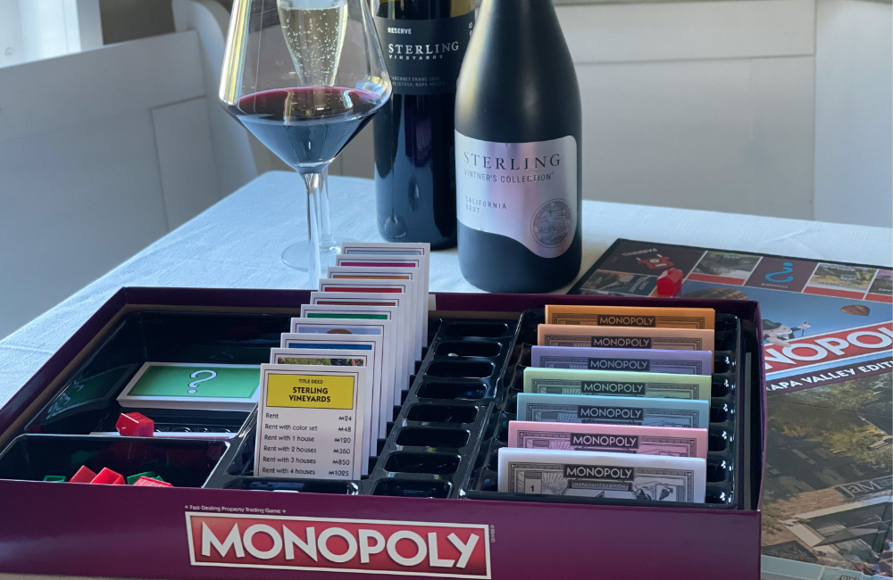 Tour the Monopoly Board, Napa Valley Edition – Sterling Vineyards